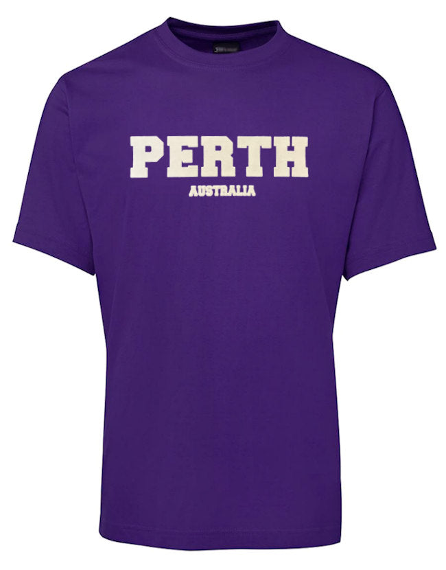 Perth Australia Puff Print Adults T-Shirt - Capital City Souvenir T ...