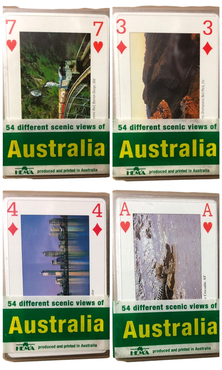 Australian Scenic Views Playing Cards - Souvenir Pictures of Australia ...