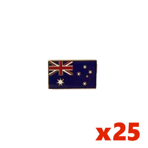 Australian Flag Badge (Rectangular) - Pack of 25 - Official Australian ...