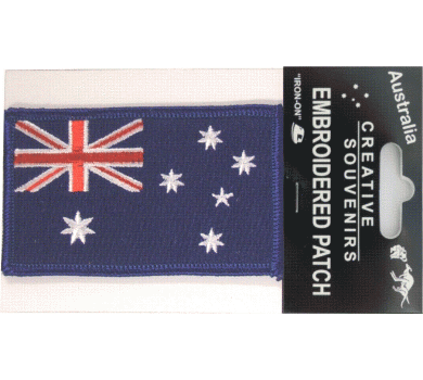 Australian Flag Woven Patch - Embroidered Australian Flag Patches ...