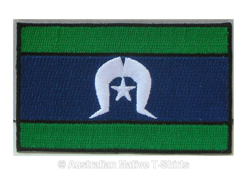 Torres Strait Island Flag Iron On Patch - Australian Aboriginal ...