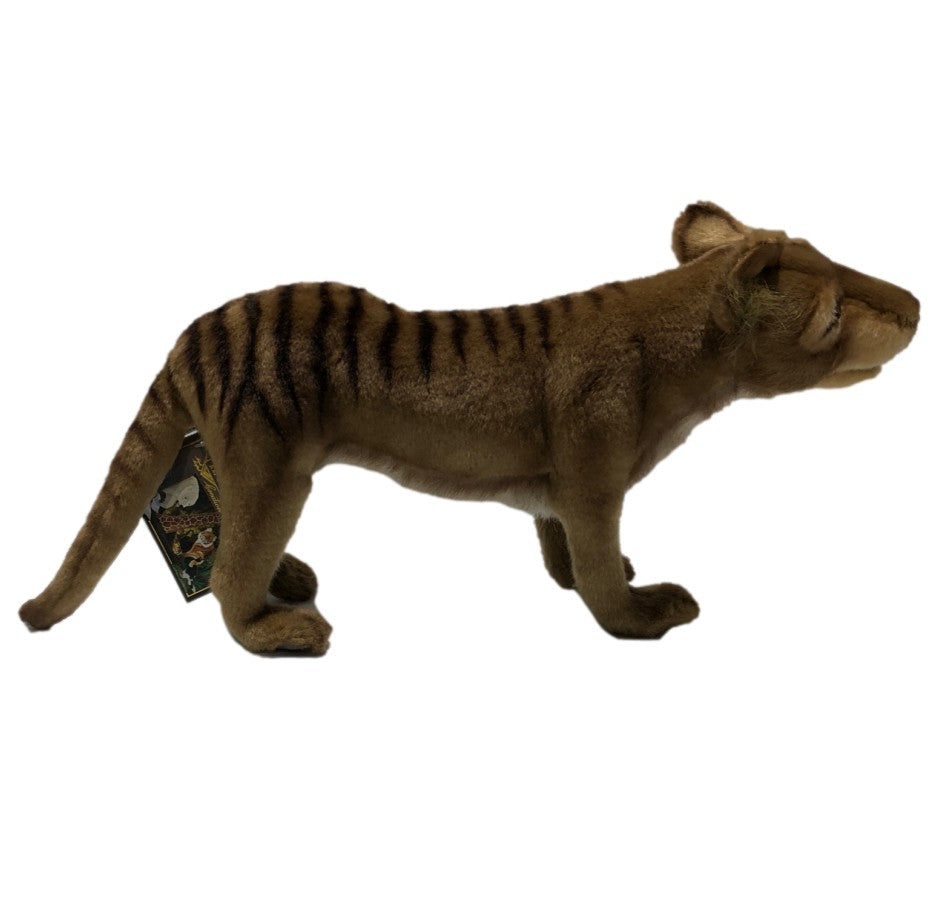 Realistic Tasmanian Tiger Stuffed Plush Animal Toy - Extinct Australian ...