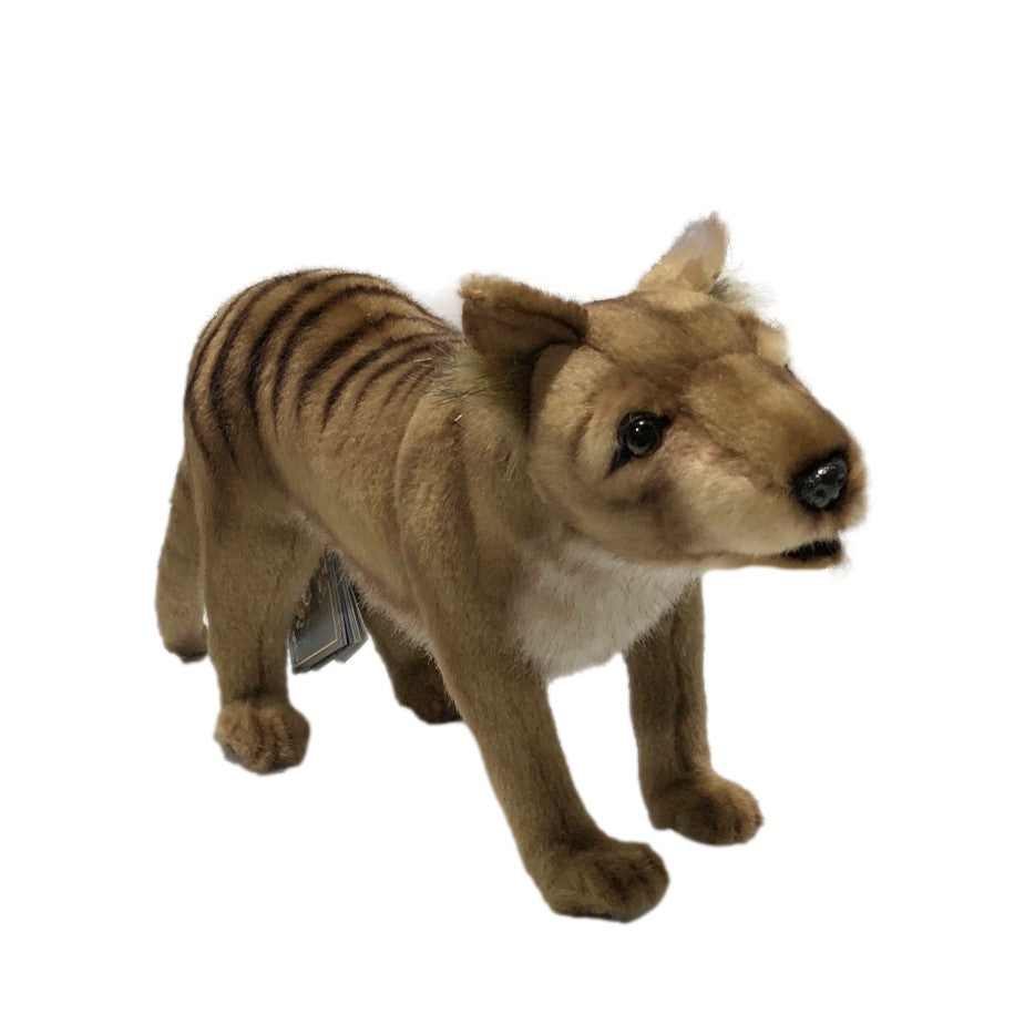 Realistic Tasmanian Tiger Stuffed Plush Animal Toy - Extinct Australian ...